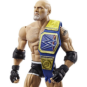 WWE Action Figures, WWE Goldberg Ultimate Edition Fan TakeOver Collectible Figure with Accessories, Gifts for Kids and Collectors​