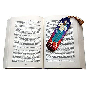 Pictor Gift Myth and Hero Decorative 4 Piece Bookmark Set, Artwork Metal Pressed with Suede Back (Myth and Hero Alpha Series)