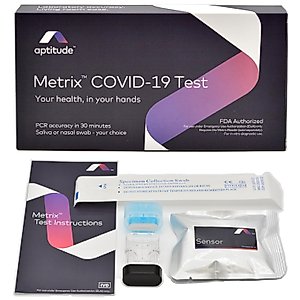 Metrix® COVID Test - Requires Separate Purchase of Metrix® Reader - PCR-Accurate Molecular - FDA Authorized – Single Use Test Only, Separate Reusable Reader Required