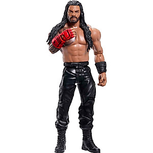 Mattel WWE Elite Collection Top Picks Action Figure, Roman Reigns 6-inch Collectible with 10 Articulation Points & Life-Like Look