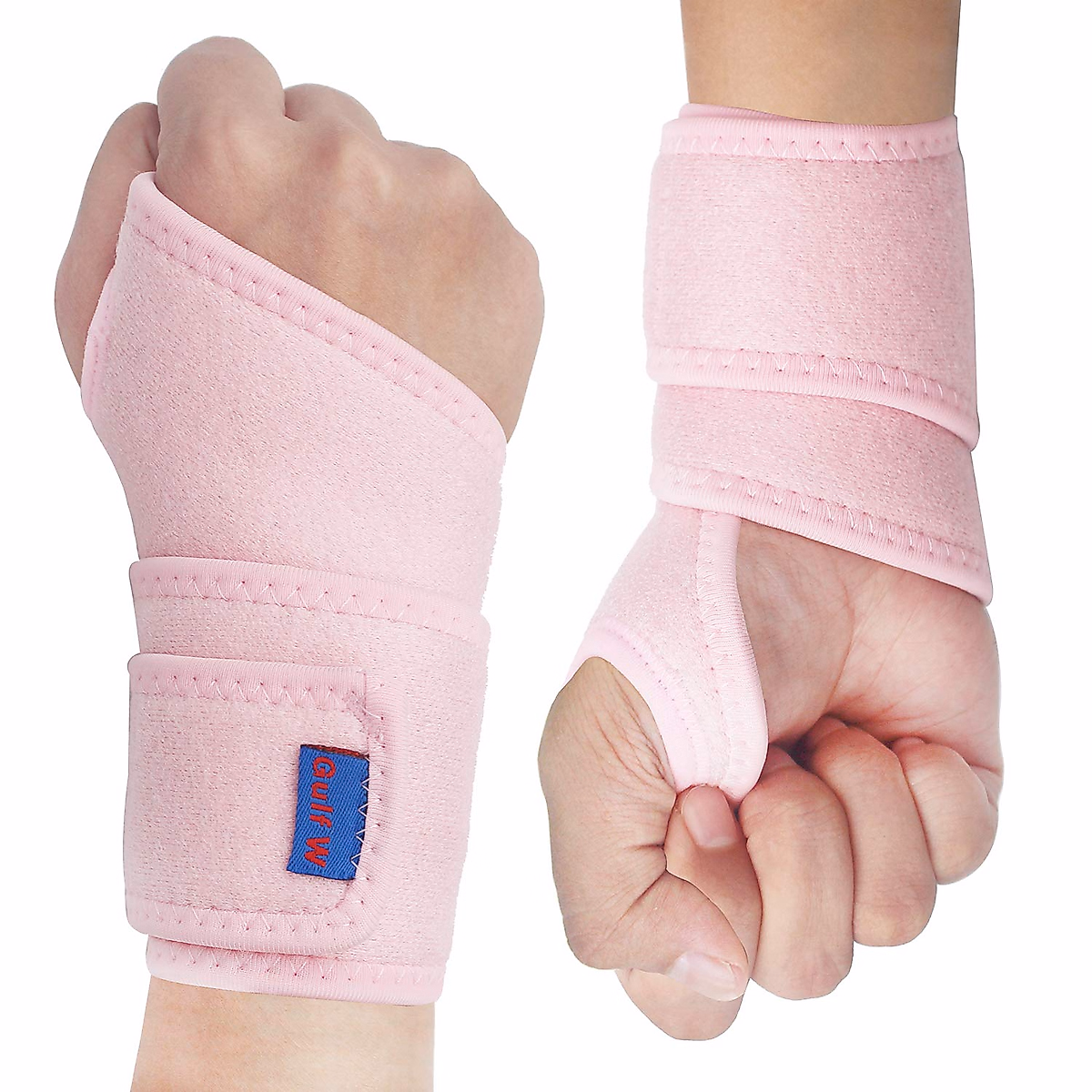 2Pack Version Profession Wrist Support , Adjustable Strap Reversible Wrist Brace for Sports Protecting/Tendonitis Pain Relief/Carpal Tunnel/Arthritis/Injury Recovery, Right&Left