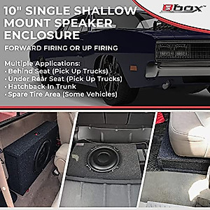 Atrend 10SME 10” Single Sealed / Shallow Mount Subwoofer Enclosure