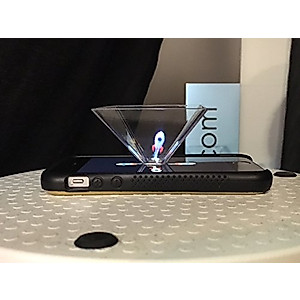Pack of 2! Individually Packaged, 2X Spectre Hologram Smartphone Hologram Projector, Suitable for Any Smartphone, Compatible Holographic Prism