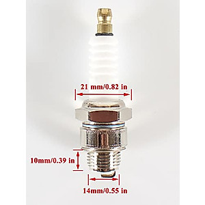 QDYZPP Air Filter Spark Plug For Toro Recycler 22 mower with Briggs and Stratton engine