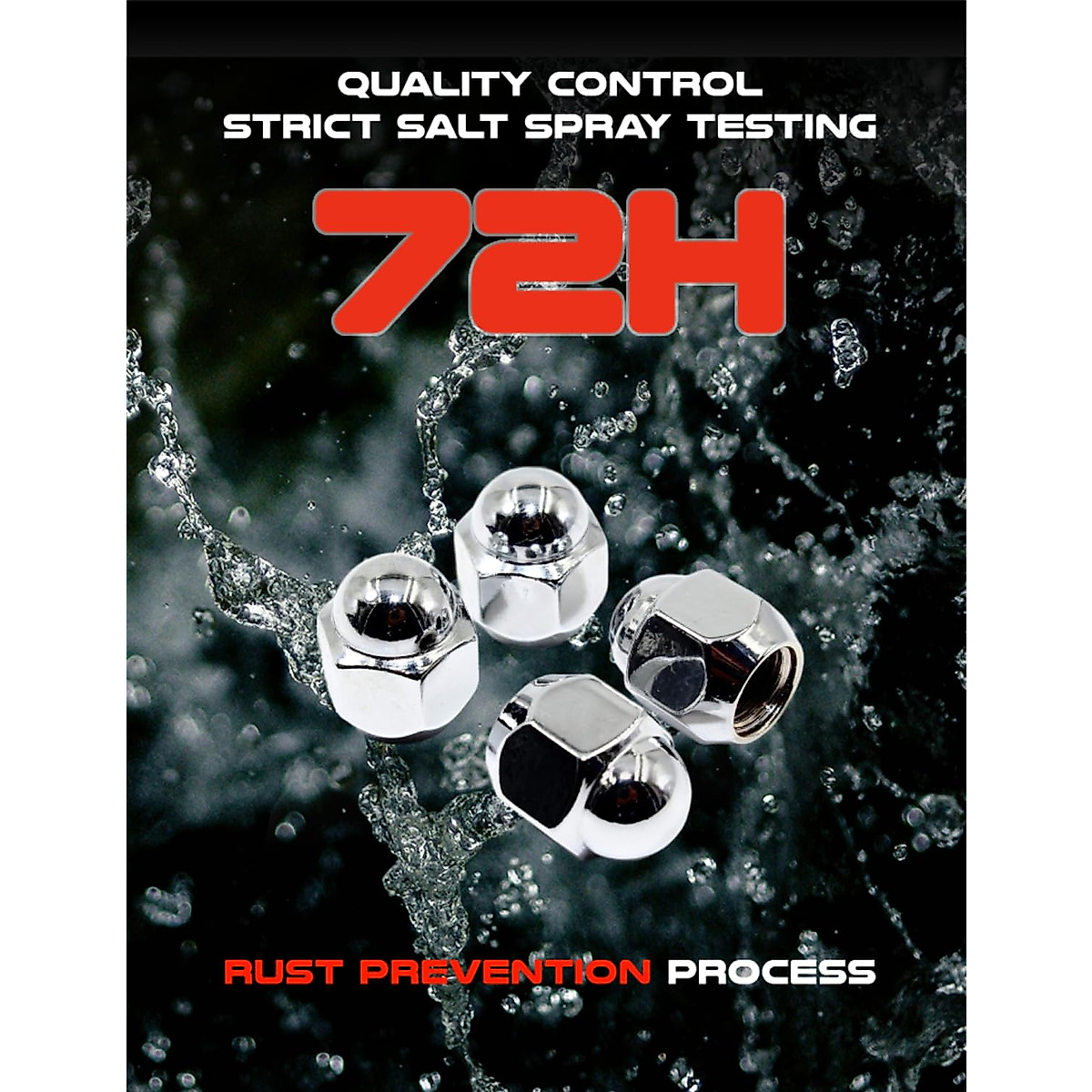 Set of 20 Veritek 12x1.25mm 3/4 Hex 0.95 Inch Chrome OEM Factory Style Acorn Conical Seat Dome Top Lug Nuts for Subaru Factory Wheels