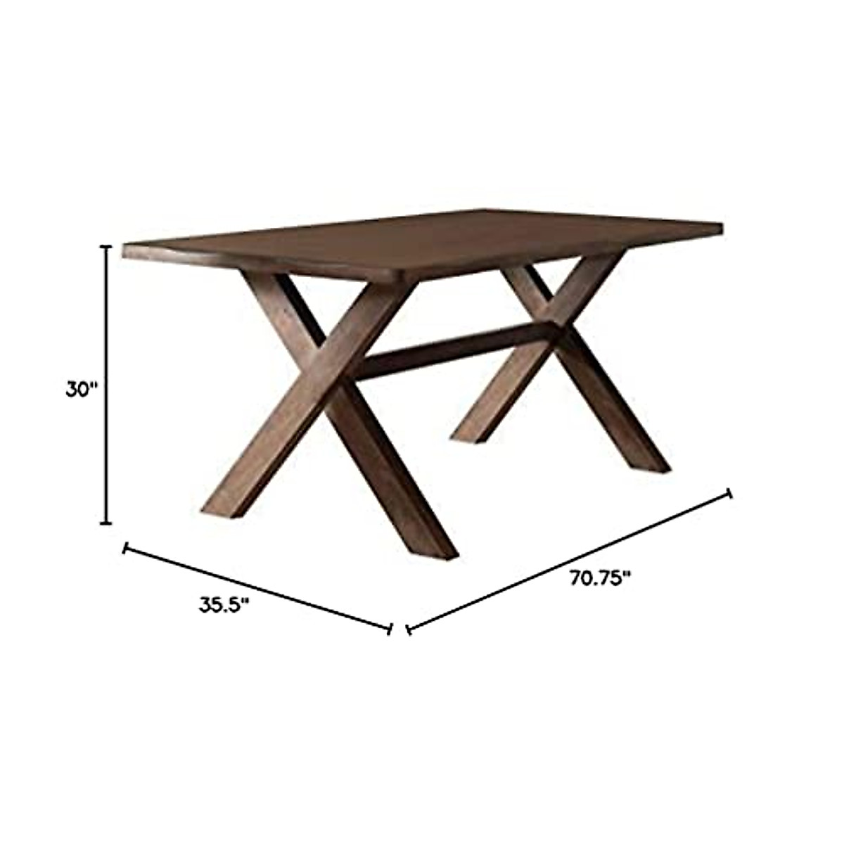 Coaster Furniture Alston Knotty Nutmeg Dining Table 106381