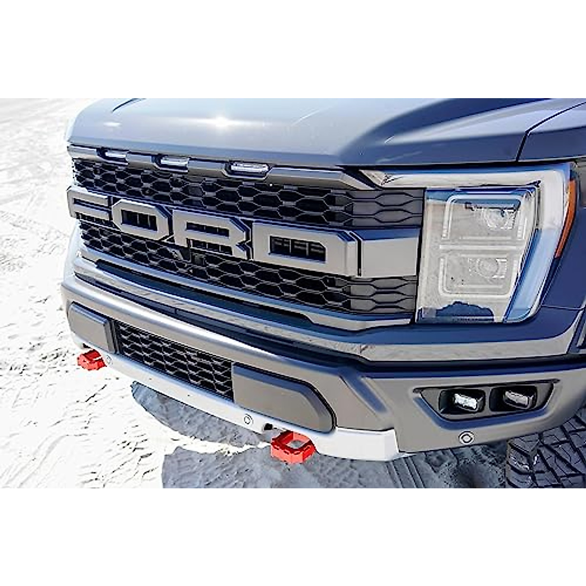 Enhanced Tow Hook - Alum (Royal Hooks) RED fits Ford F-150 - Raptor 09+