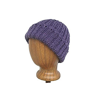 Women's Knit Hat, Pure Wool, Watch Cap Beanie, Teen Girls Warm Cap