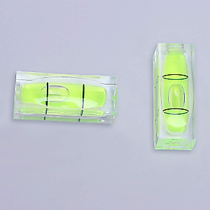 5PCS Mini Level-Mini Bubble Spirit Level Small Square Quality Measuring Instruments Small Levels Layout Tools for Picture Hanging(15×15×40MM)