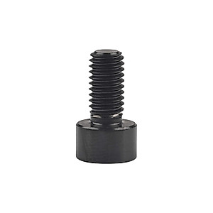 Wanyifa Titanium Ti M5 x 10 12 15 18 20 25 30 35 40 45 50 55 60mm Bicycle Allen Hex Socket Head Screw Pack of 4 (M5x10mm, Black)