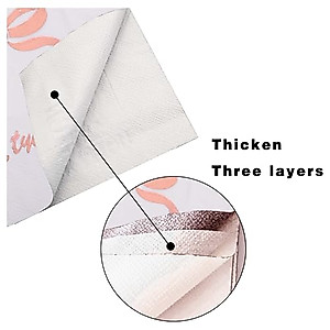 Pandecor 50pcs 3 Layers She's Tying The Knot Bridal Shower Party Supplies,5 x 5 In Paper Napkins, Pink Bow Bachelorette Themed Party Decorations (pink bow)