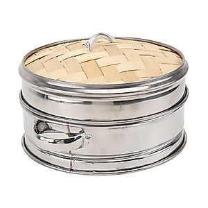 TIDTALEO 1 Set Steamer Wooden Cooking Utensils Chicken Breadt Asian Cookware Sticky Chinese Steamer Basket Soup Dumpling Steamer Basket Steamer with Lid Steamer for Dumpling Food Steamer