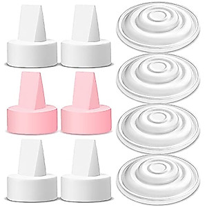 Maymom Pump Parts Compatible with Spectra S1 Spectra S2 Spectra Incl Duckbill Valve Replace Spectra Duckbill Valve Spectra S2 Replacement Parts Not Original Spectra Pump Parts (6 Duckbill 4 Membrane)