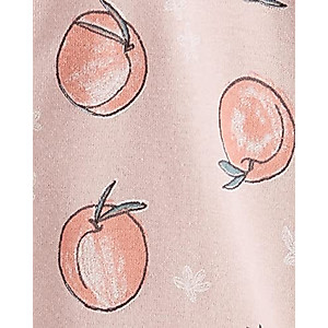 little planet by carter's unisex-baby Sleep and Play made with Organic Cotton, Peaches, 3 Months