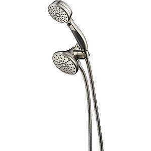 Delta Faucet 8-Spray Touch-Clean Hand Held Shower and Shower Head Combo, Stainless 58968-SS-PK