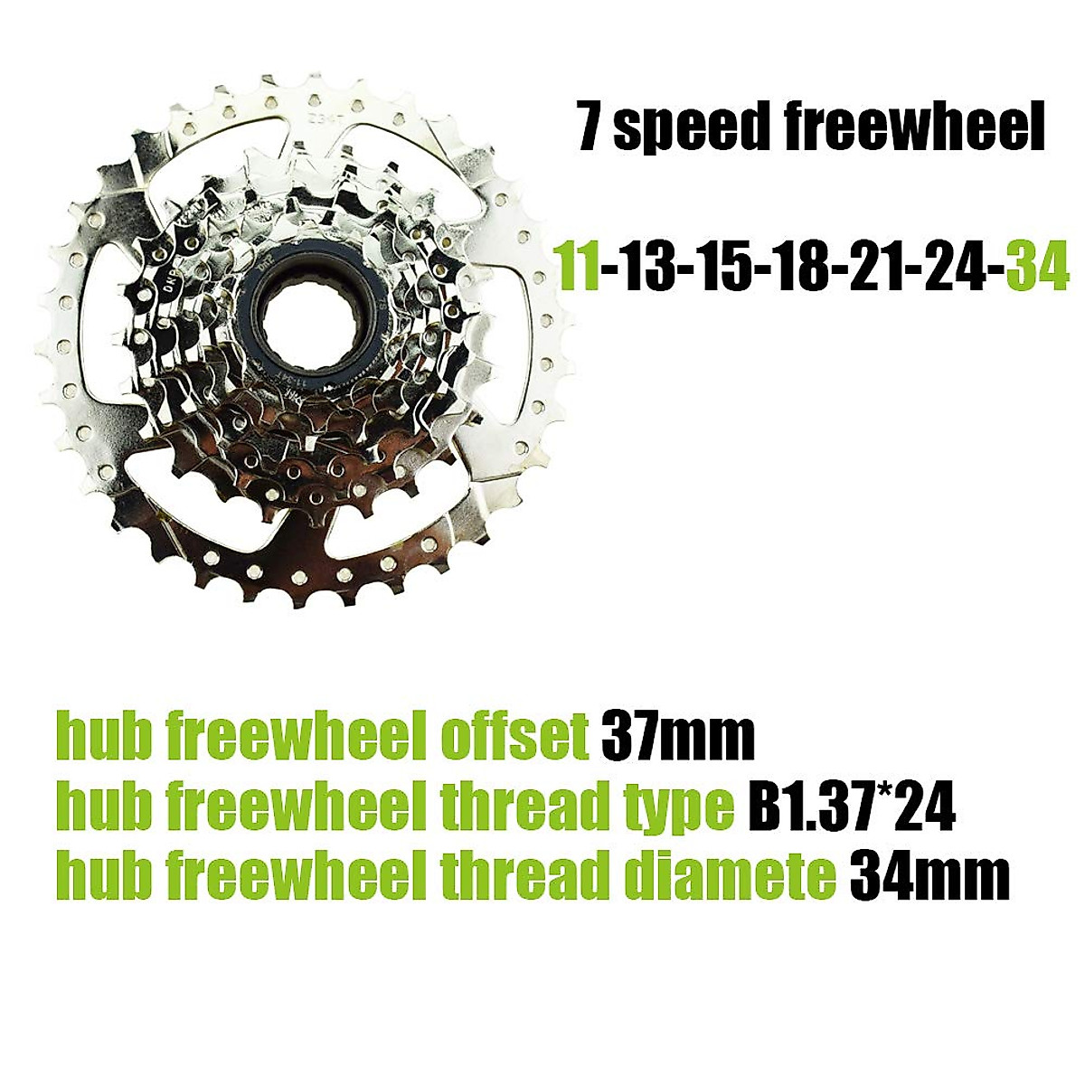 DRIFT MANIAC E-Bike Freewheel 7 Speeds 11-28/11-34T Teeth EPOCH