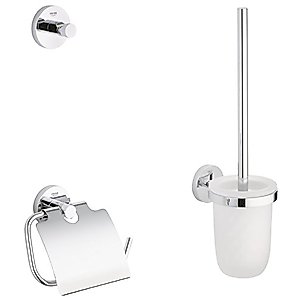 Grohe 40407001 Essentials Guest Bathroom Set, 3-In-1