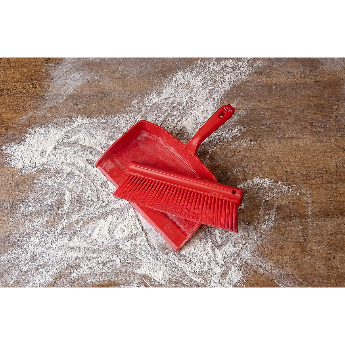 Vikan 56604 Dust Pan,11.5",PP,Red