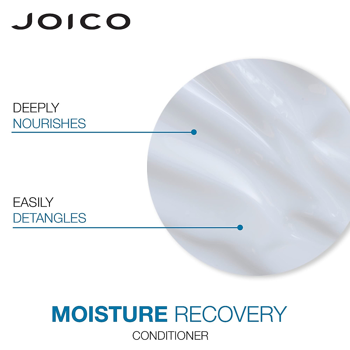 Joico Moisture Recovery Moisturizing Conditioner | For Thick, Coarse, Dry Hair | Restore Moisture, Smoothness, Strength, & Elasticity | Reduce Breakage | With Jojoba Oil & Shea Butter | 8.5 Fl Oz