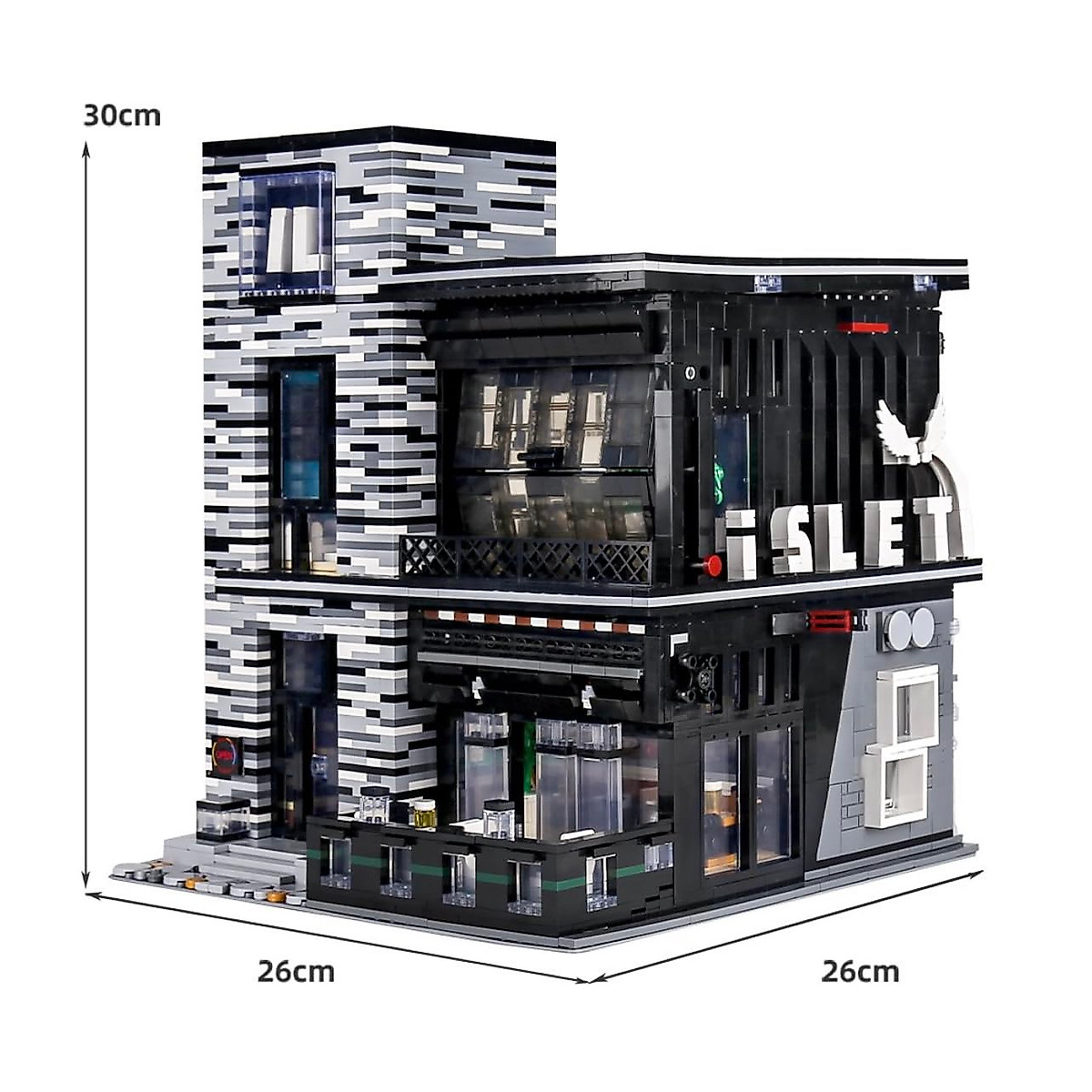 General Jim's Pub and Restaurant City Modular Building Blocks Toy Bricks Set Two Level Amazingly Detailed Building Bricks MOC Toy Set - for Teens and Adults