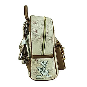 Wondapop Disney Donald Duck 11" Vegan Leather Fashion Mini Backpack