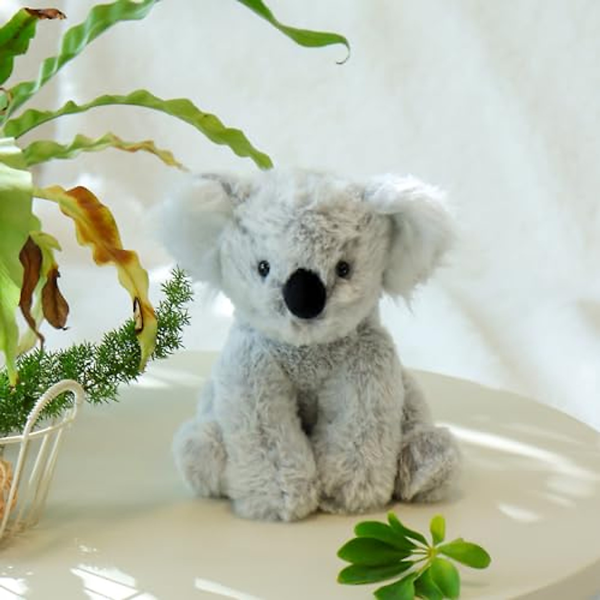 Apricot Lamb Toys Plush Gray Plush Koala Stuffed Animal Soft Cuddly Perfect for Child (Gray Plush Koala, 8 Inches)
