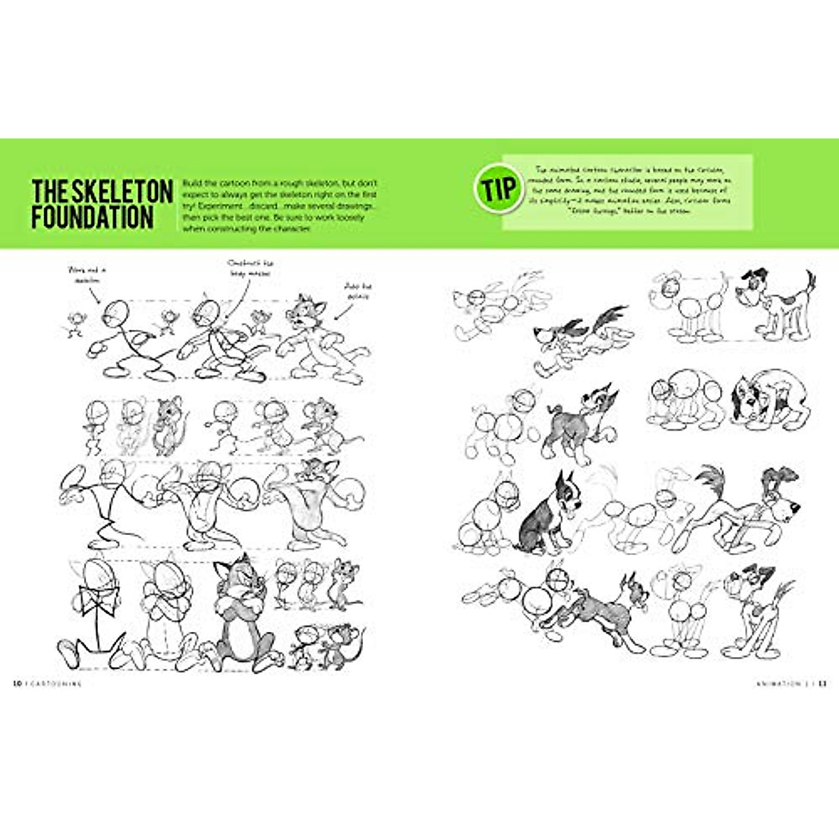 Cartooning: Animation 1 with Preston Blair: Learn to animate step by step (How to Draw & Paint)