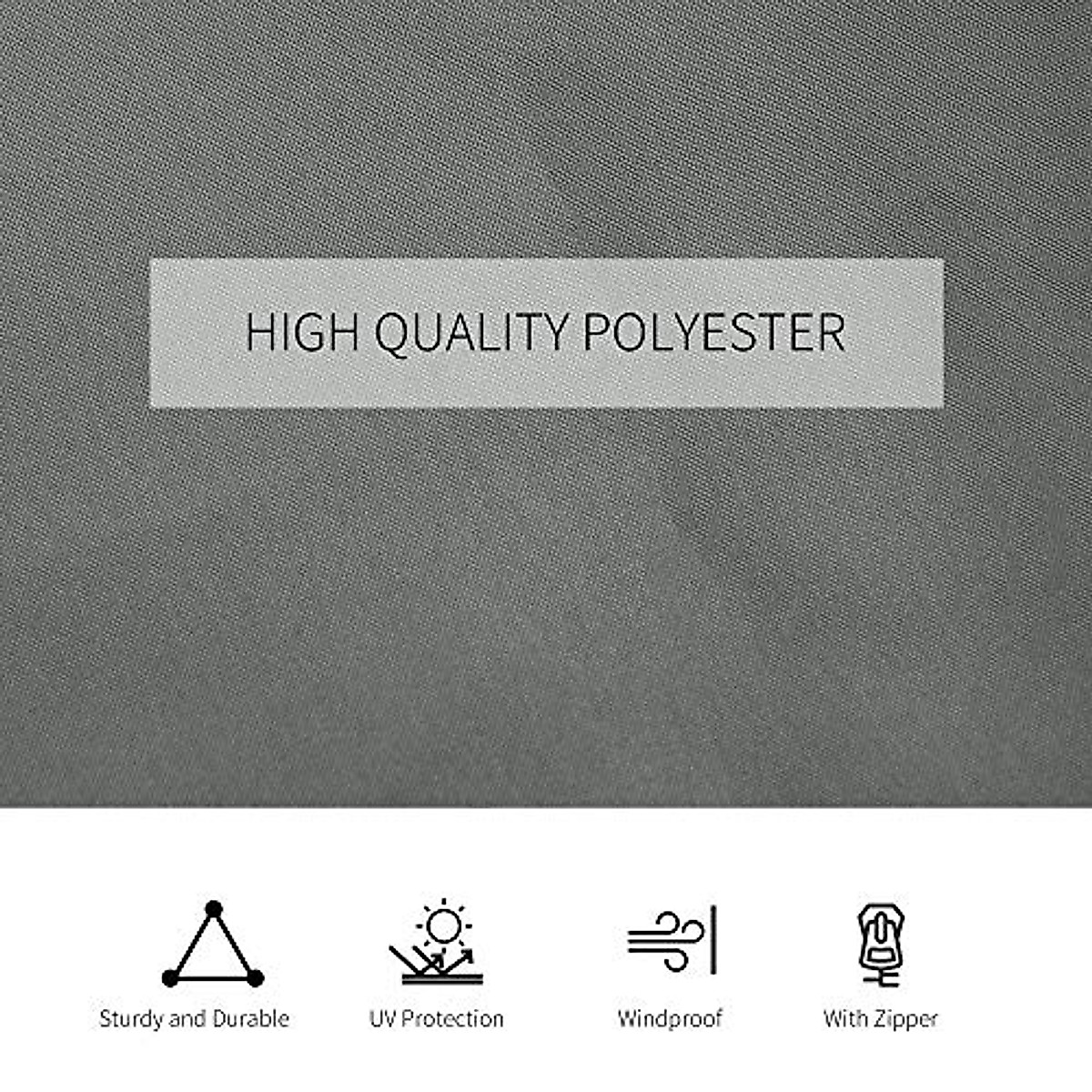 Outsunny 10' x 12' Universal Gazebo Sidewall Set with 4 Panels, Hooks/C-Rings Included for Pergolas & Cabanas, Grey