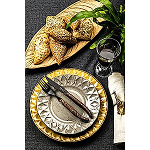 Laguiole Style de Vie steak knives Luxury Line, set of 6, wenge wood, black