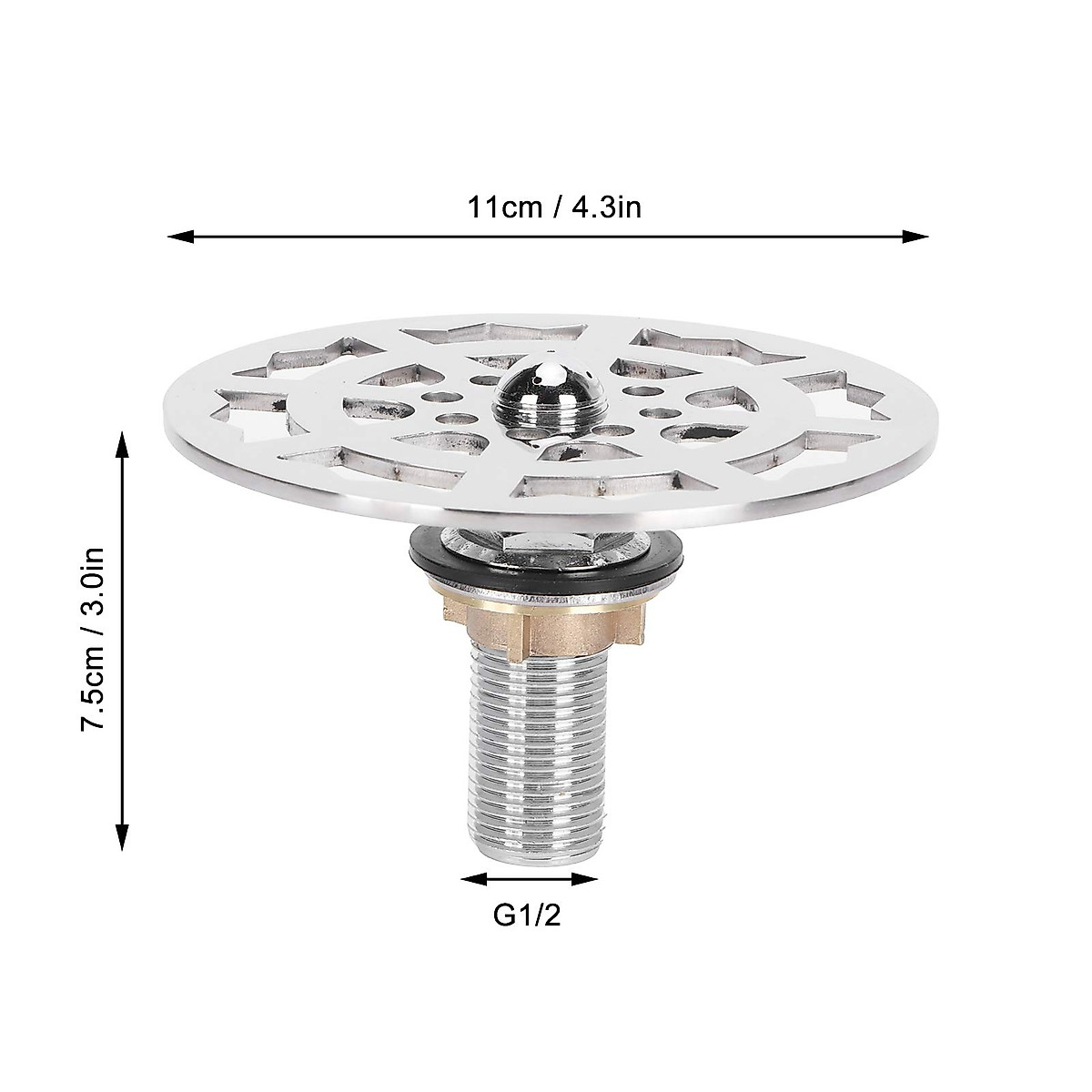 Professional Bar Glass Rinser Faucet Head Stainless Steel Automatic Cup Washer Cleaner Accessory for Bar Hotel Cafe Restaurant Kitchen Sink Accessories