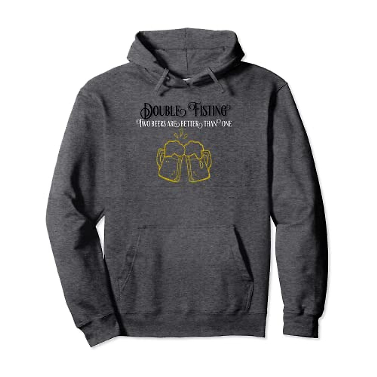 Double fisting beers Pullover Hoodie
