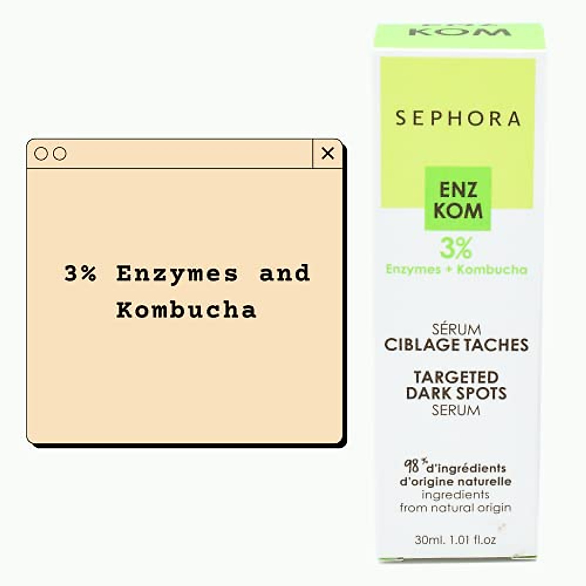 Sephora Enzymes and Kombucha Targeted Dark Spots Serum