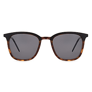 Foster Grant Men's Marli Polarized for Digital Sunglasses, Tortoise and Matte Black, 50mm US