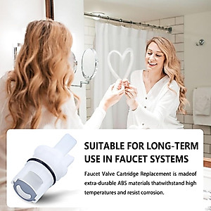 4PCS RP25513 Faucet Stem Assembly for Various Two Handle Faucet Repair Kit, Includes RP24096 Cartridge RP4993 Seat and Spring RP24097 Turn Stop1/4