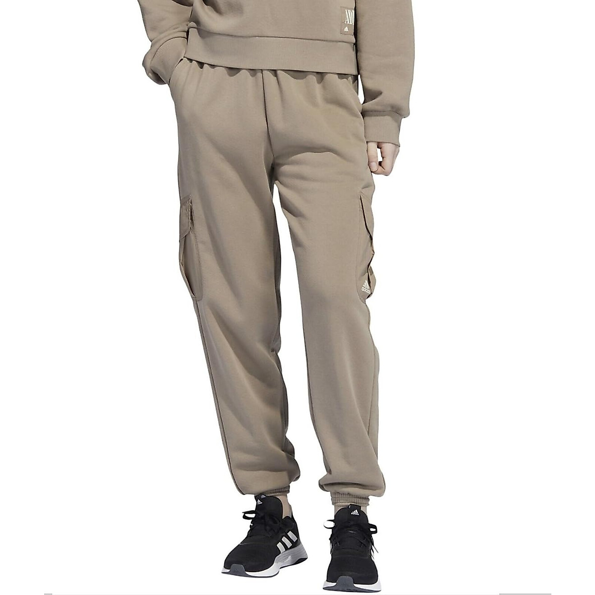 adidas Q1 Utility Joggers Pant Women's Multi Sport Pants, Chalky Brown, X-Large