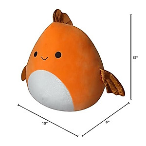 Squishmallows Original 12-Inch Kellie Goldfish - Medium-Sized Ultrasoft Official Jazwares Plush