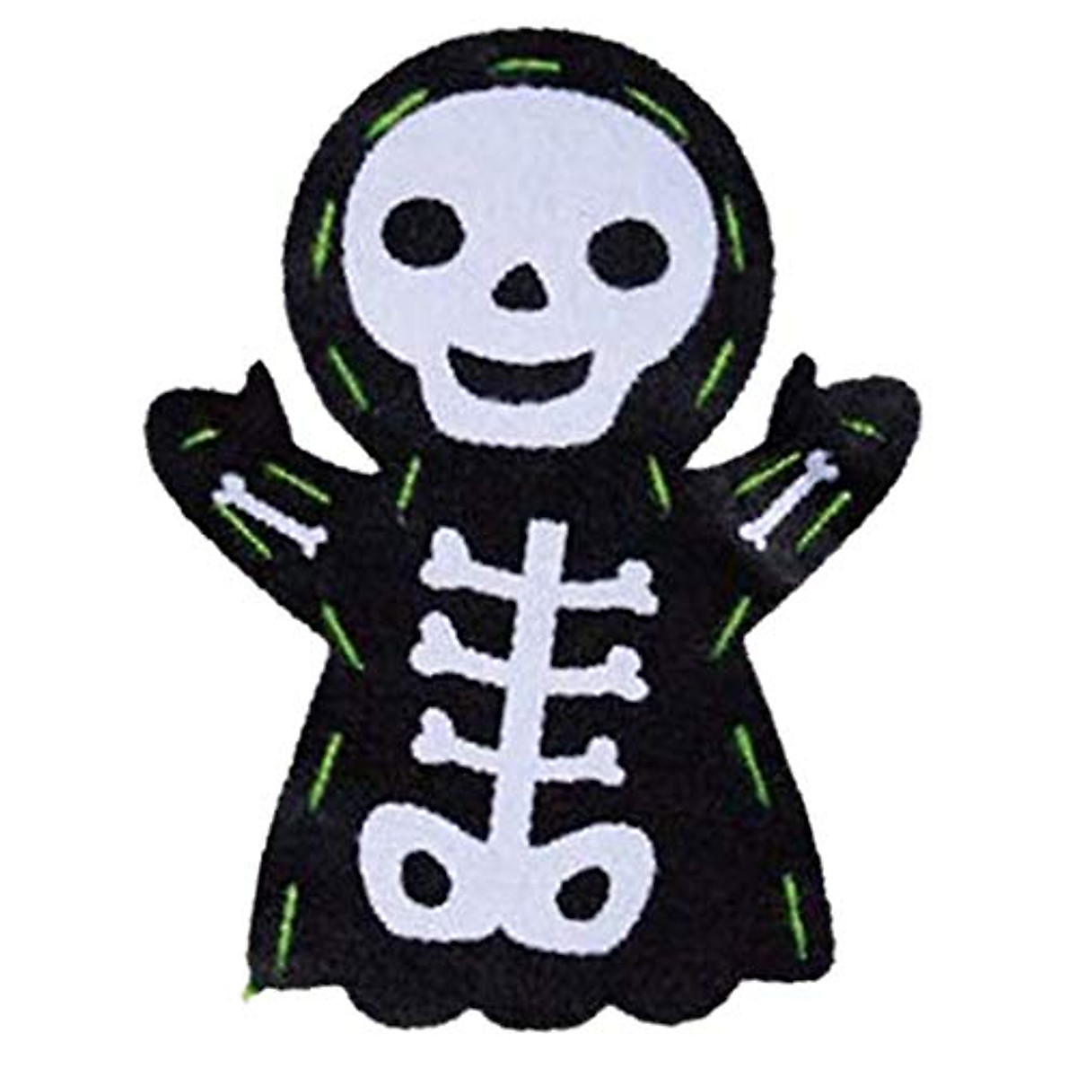Zivock Halloween Handmade Dolls Cartoon Ghost Pumpkin DIY Craft Sew Patches Hand Puppet Scary Festive Party Supplies