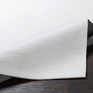 Mark&Day Area Rugs, 5x7 Farnham Modern White Area Rug, White Carpet for Living Room, Bedroom or Kitchen (5' x 7'6")