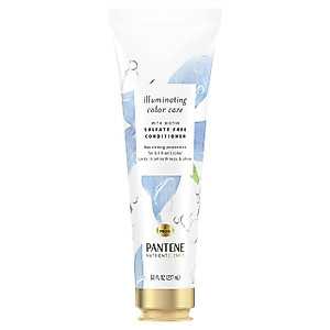 Pantene Nutrient Blends Conditioner, Illuminating Biotin Color Care, Sulfate Free Color Protection, 8.0 fl oz