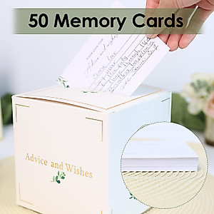 Arciia Wedding Guest Book - Polaroid Guest Book for Wedding with 48 Self-Adhesive Photo Corners & 50 Cards, Guest Book Wedding Reception, Graduation Guest Book, Wedding Guestbook, or Retirement Guest Book.