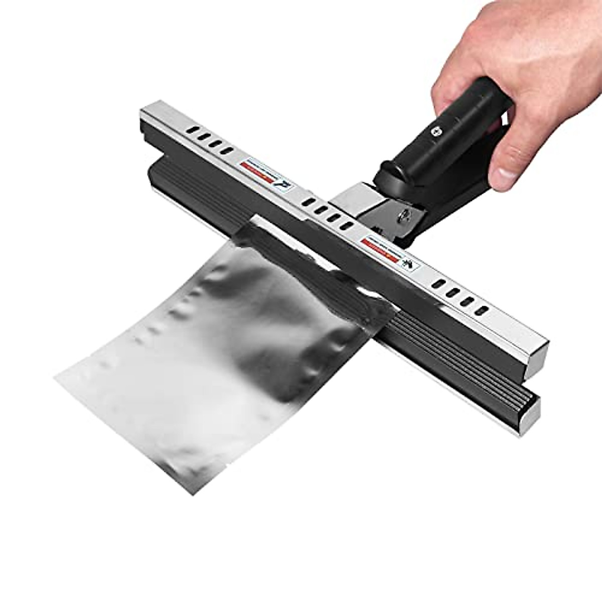 Sgpkme Hand Held Crimp Sealer, FDR-300 Portable Heat Sealer with Leakage Plug For 12"inch Foil Bag Kraft Bag, Mylar Bag