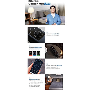 Kiturami Ondol Heating Mat Topper KDMU (KDMU-953, King Size)