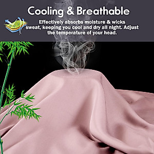 Pillowcases Body Size,Cooling Viscose Pillow Cases with Zipper Closure, Cool & Breathable Pillow Cover for Hot Sleepers and Night Sweats, 20" x 54"