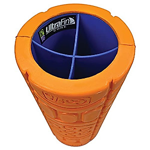 GoFit 13” Massage Go Roller - Massage Bar and Training Manual,Orange,GF-FR13-ORNG