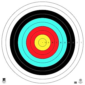 Maple Leaf Press Tag Weight Target (15 Pack), Assorted, 122cm