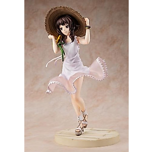 Kadokawa KonoSuba: Legend of Crimson: Megumin (Sunflower One-Piece Dress Version) PVC Figure, Multicolor