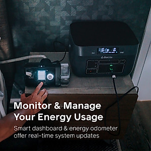 BioLite BaseCharge Rechargeable Lithium-Ion Power Station for Camping, DIY or Emergencies, BaseCharge 1500