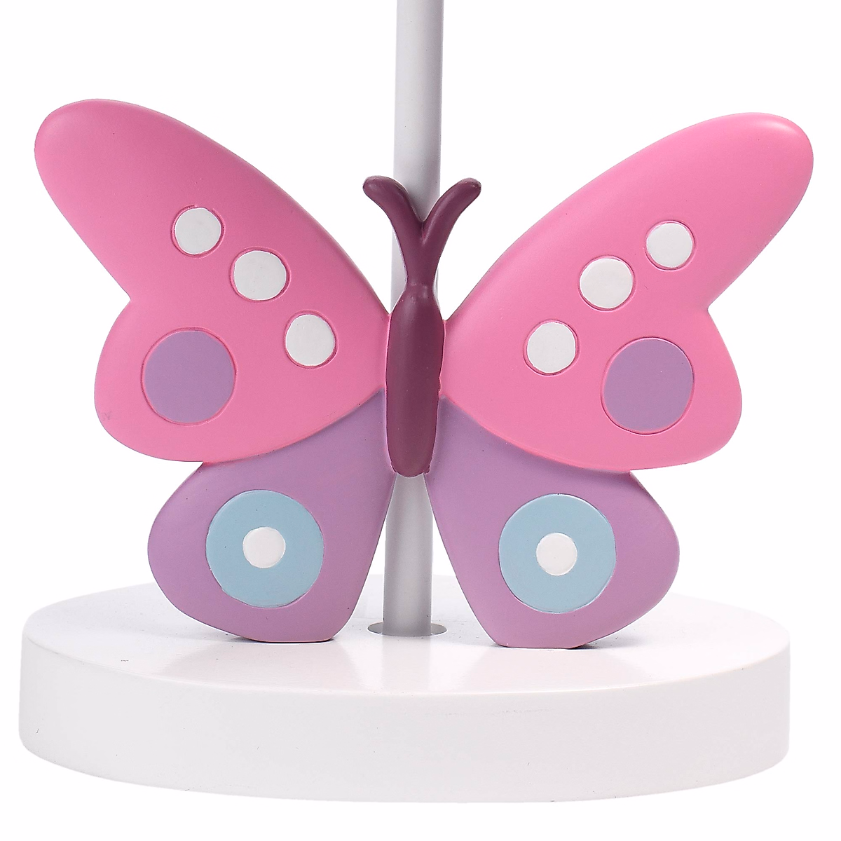 Bedtime Originals Lamp with Shade & Bulb, Magic Garden, Multicolor , 7x7x14.5 Inch (Pack of 1)