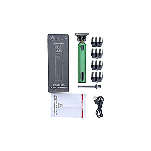 BEAVERSTRONG Cordless Rechargeable Hair Trimmer with LED Power Indicator (Green)