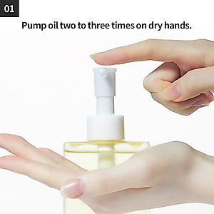 ETUDE HOUSE Real Art Cleansing Oil Moisture 185ml | Moist type cleansing oil effective for removing dead skin cells, cleansing away makeup residue and old skin cells